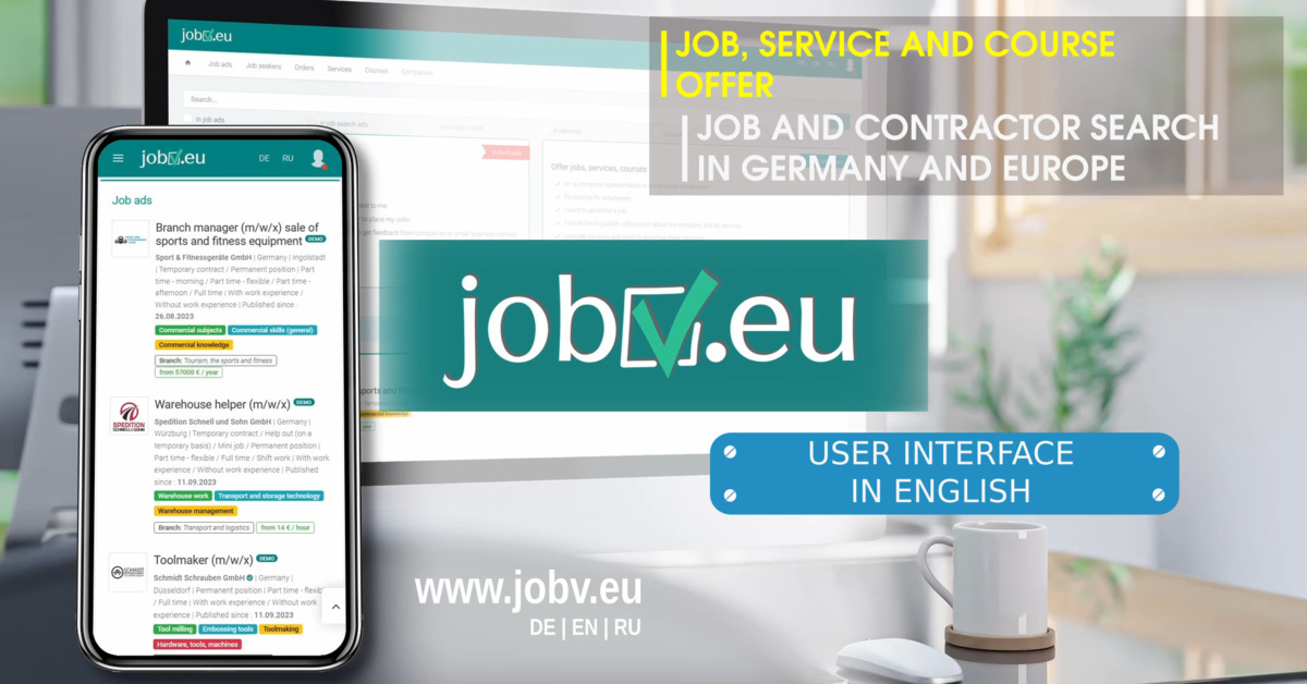 Vacancies, job ads, work in Germany and Europe